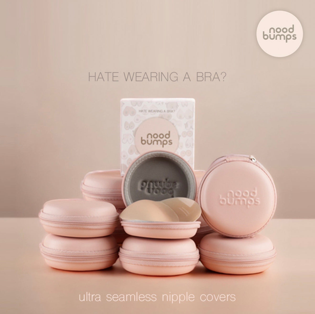 Classic Nood Bumps Seamless Nipple Cover With Adhesive (with case) – Urban Essentials Philippines