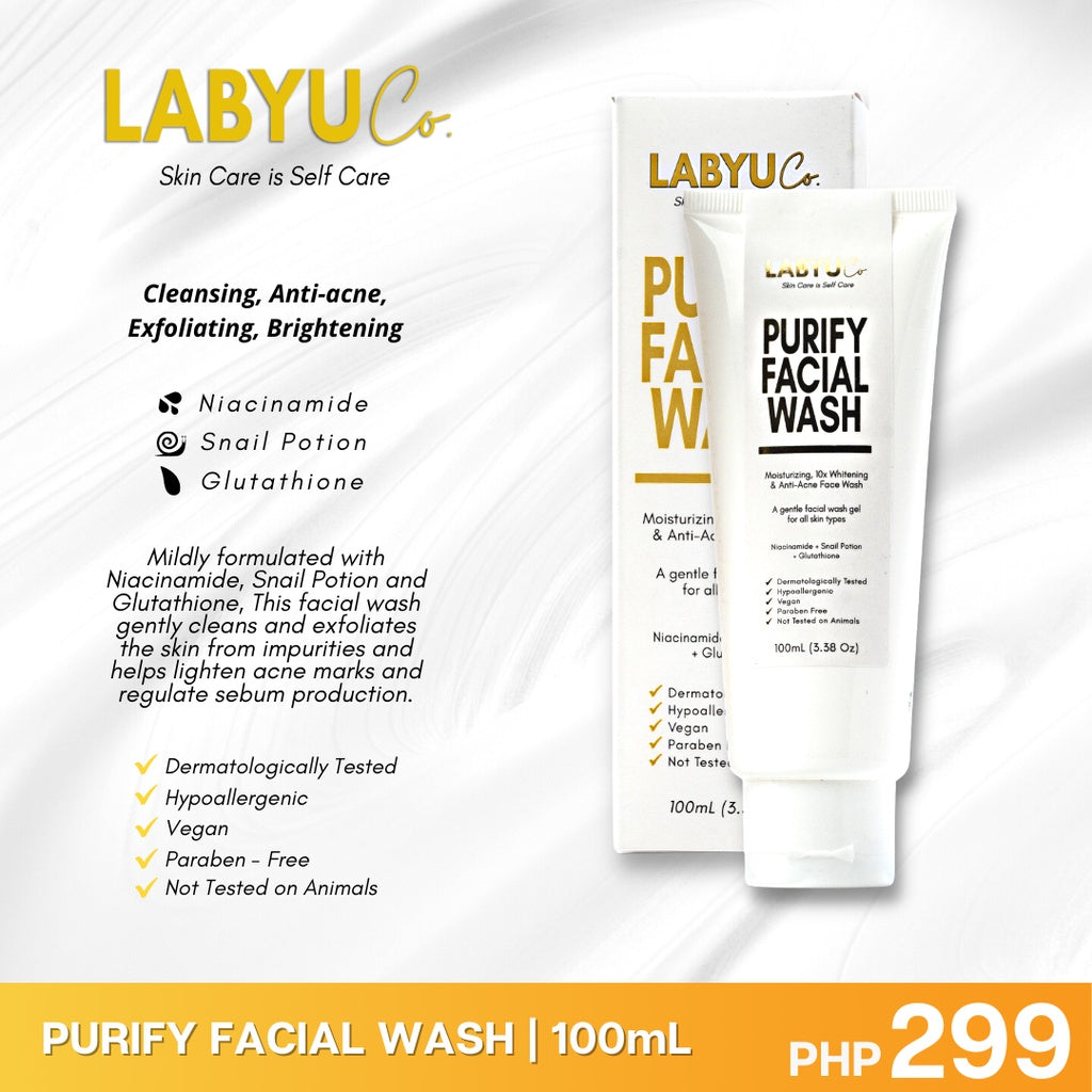 LABYU Co. Purify Whitening Facial Wash – Urban Essentials Philippines