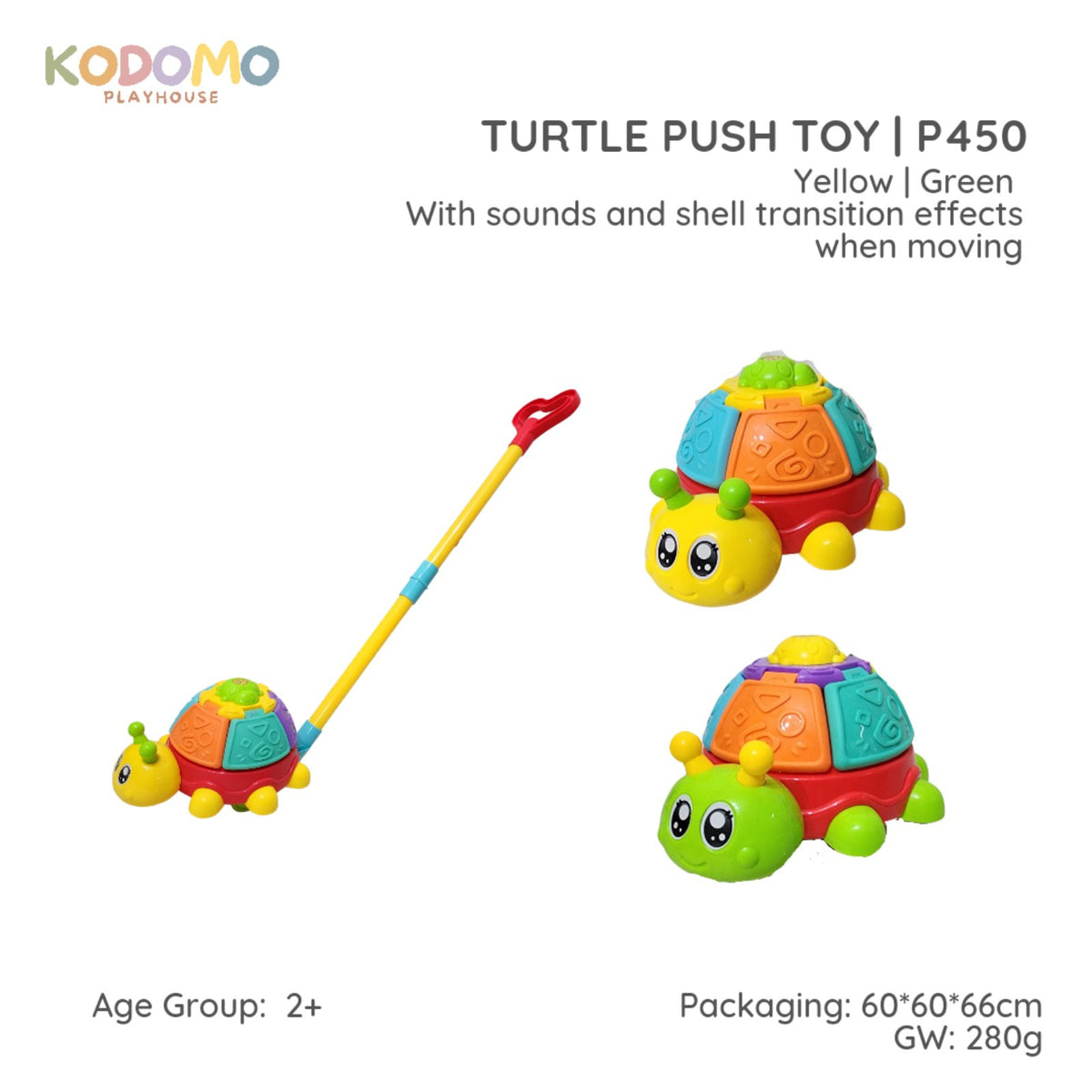Kodomo Playhouse - Turtle Push Toy – Urban Essentials Philippines
