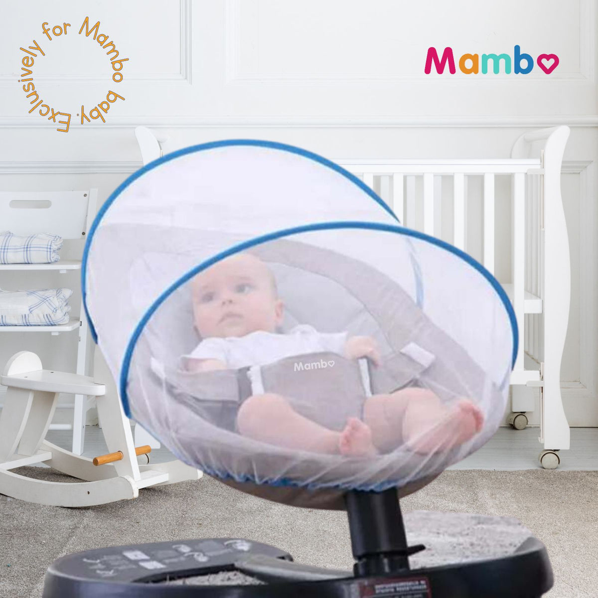 Mambo Cradle Leaf Swing With Mosquito Net and Hanging Toys – Urban ...