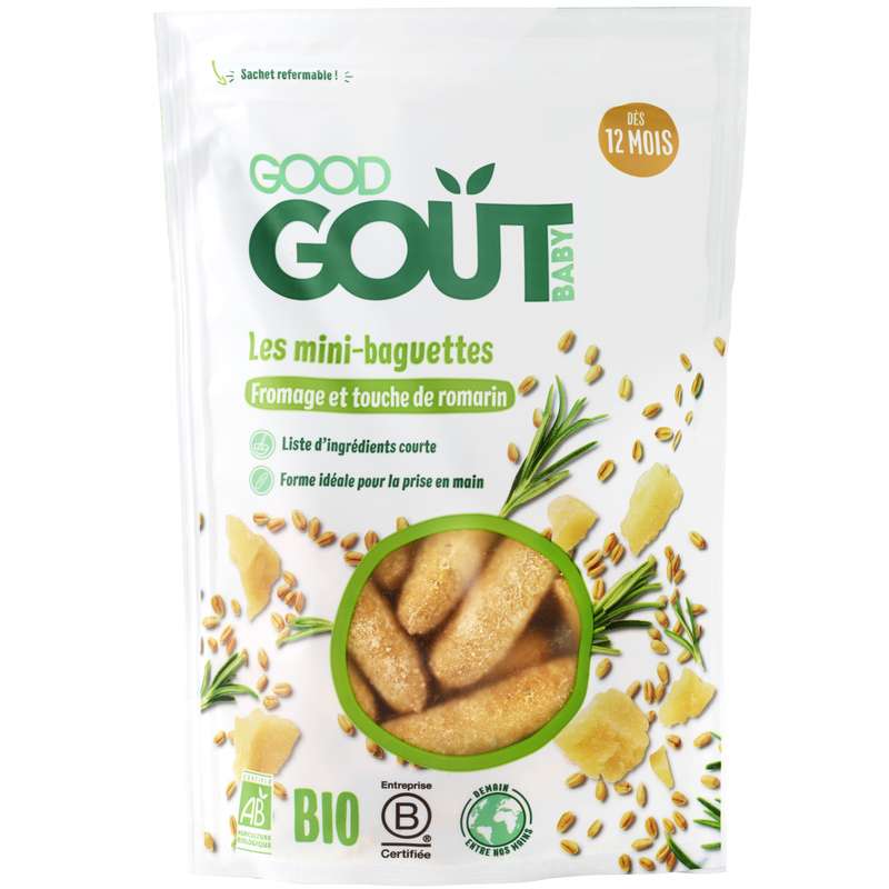 Good Gout - Mini Baguettes with Cheese and Rosemary 70g (10mos) – Urban ...