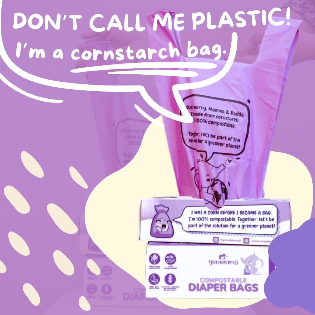 Yomomma 100% Compostable Diaper Bags – Urban Essentials Philippines