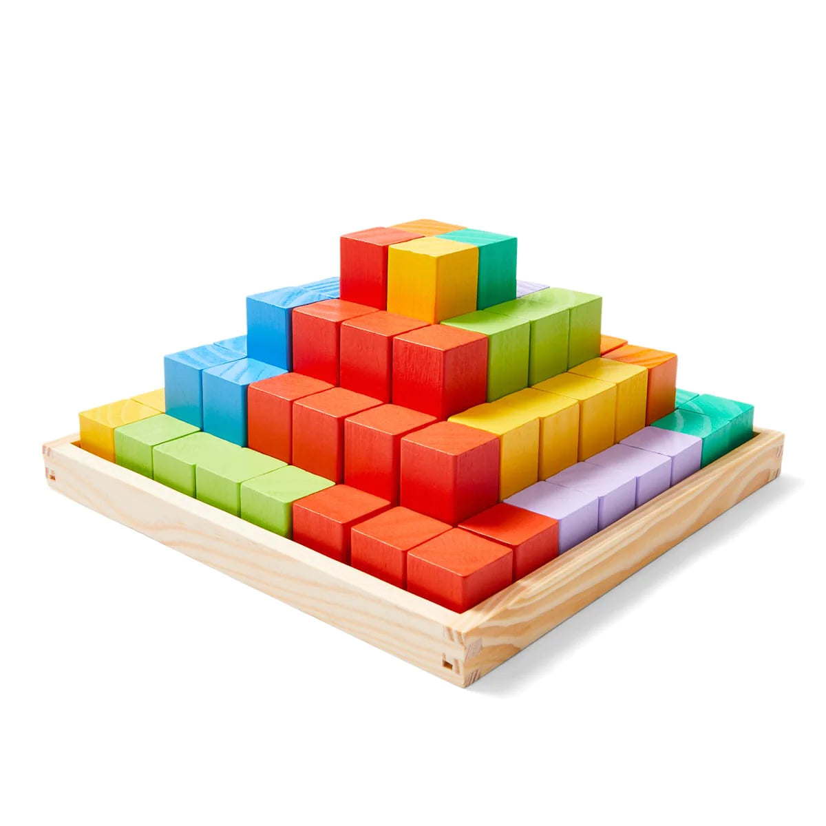 Anko 64 Pieces Wooden Blocks Pyramid – Urban Essentials Philippines