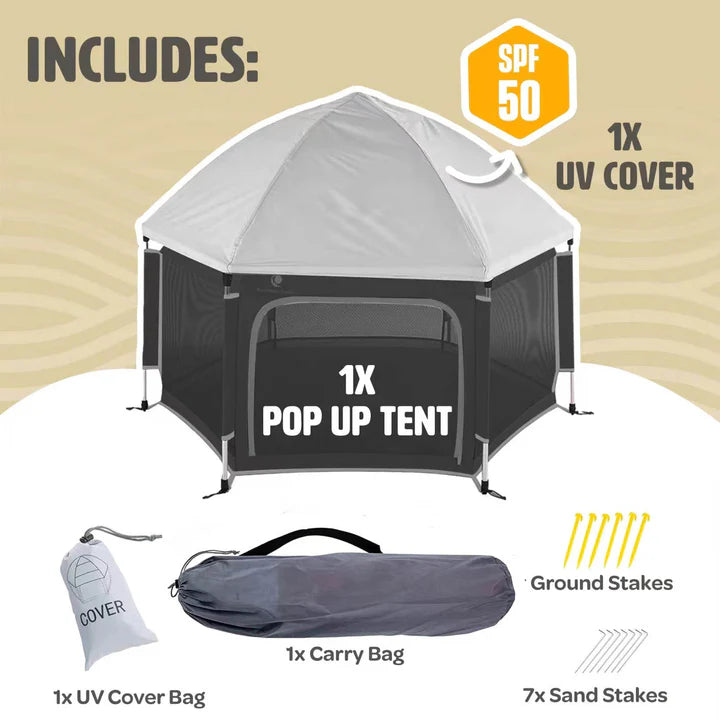 Olive & Cloud Playpod Portable Playpen – Urban Essentials Philippines