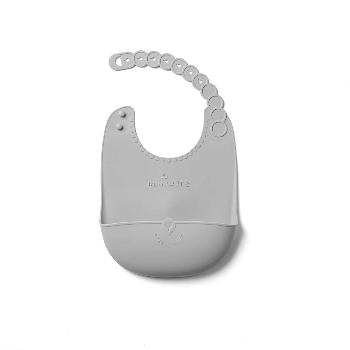Miniware Portable Roll & Lock Silicone Bib – Urban Essentials Philippines