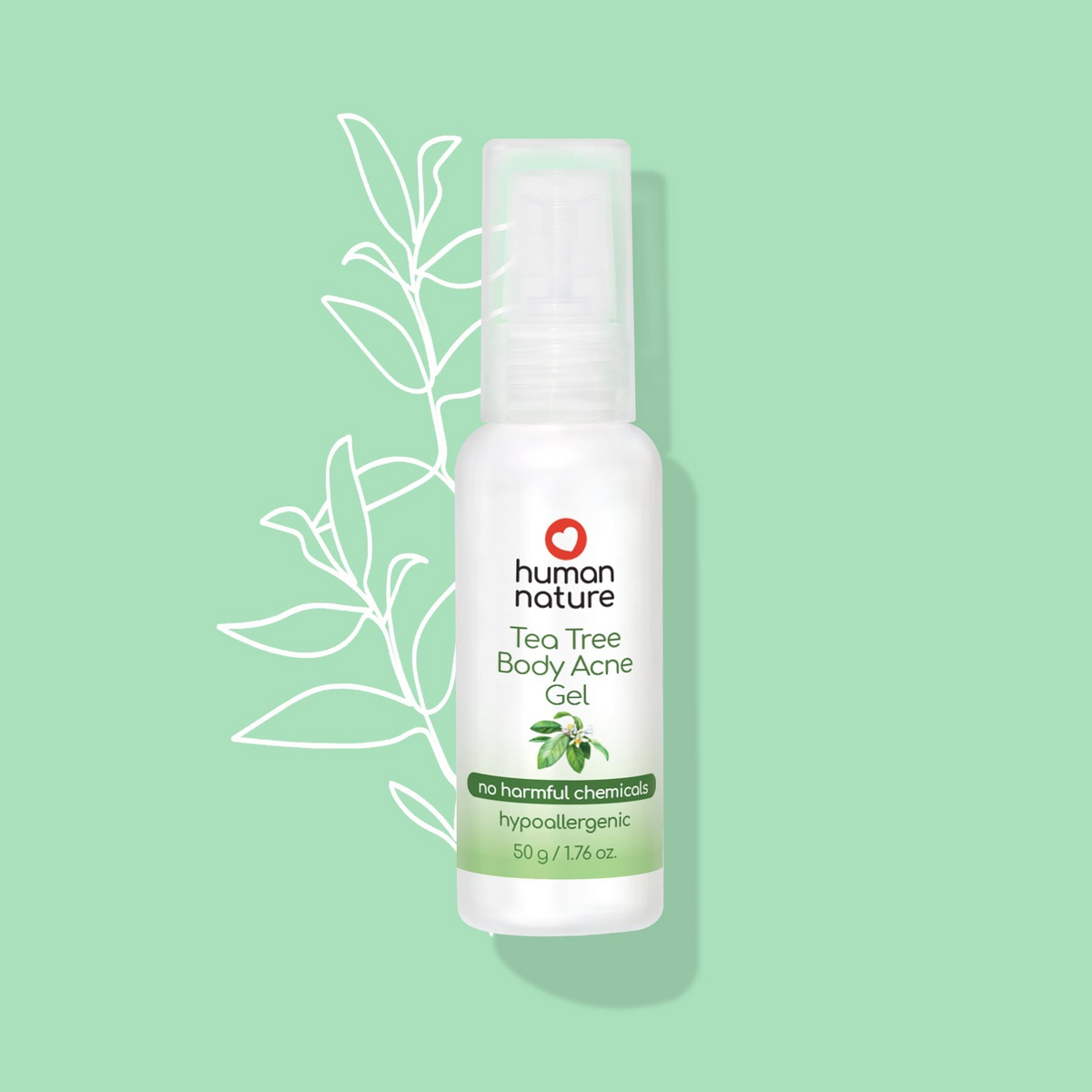 Human Nature Tea Tree Body Acne Gel 50g – Urban Essentials Philippines