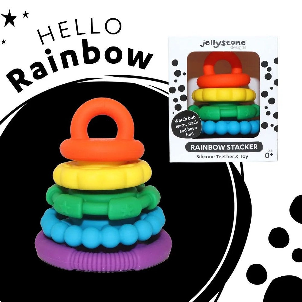 Jellystone Rainbow Stacker and Teether Toy – Urban Essentials Philippines