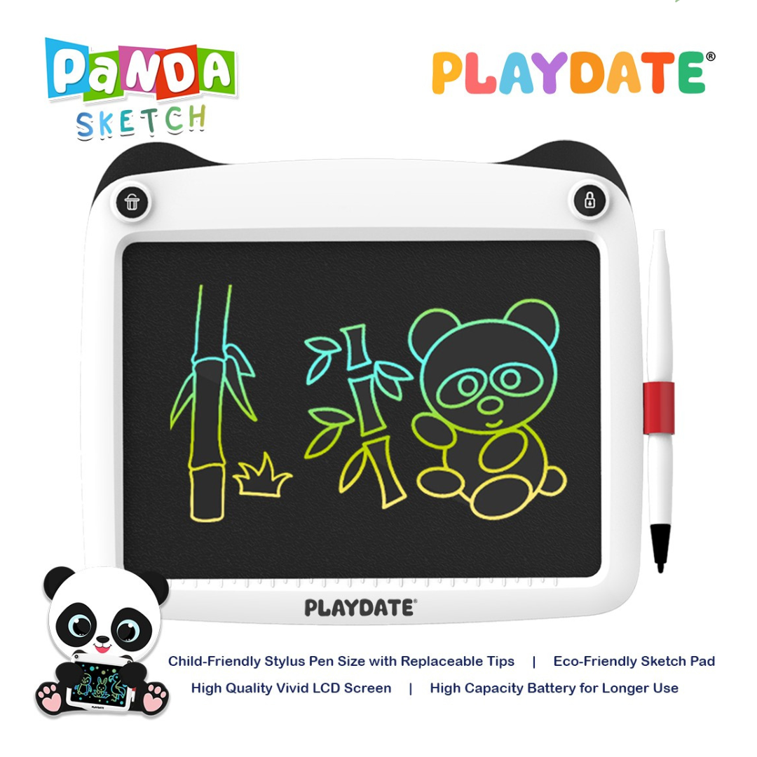 Playdate Panda Sketch Kids Writing Tablet – Urban Essentials Philippines