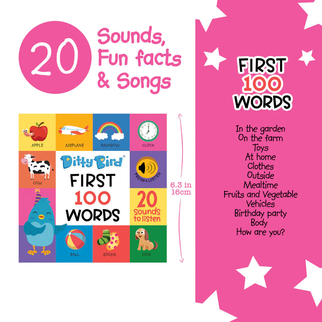 DITTY BIRD - 100 WORDS SOUND BOOK – Urban Essentials Philippines