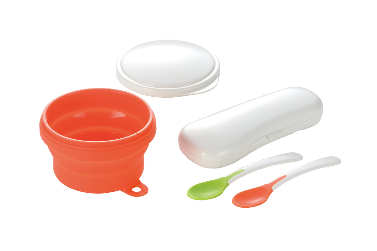 Richell - Collapsible Bowl with Spoons – Urban Essentials Philippines