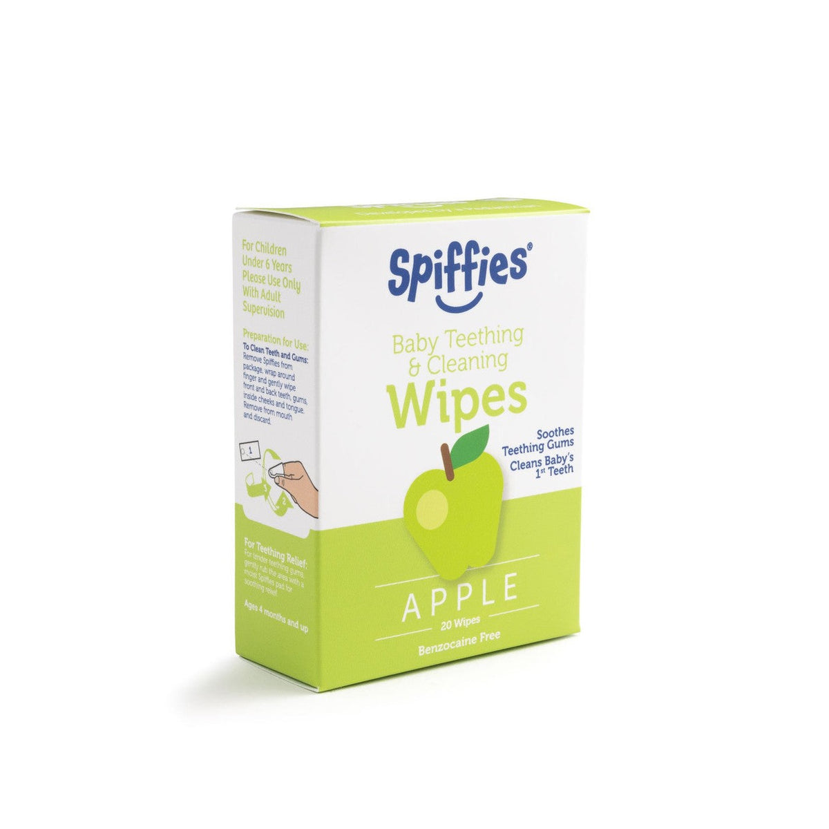 Spiffies Toothwipes (Fluoride Free & Benzocaine Free) – Urban ...